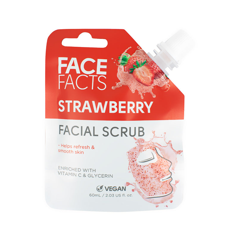 Facial Scrub - Strawberry l Face Facts – Face Facts